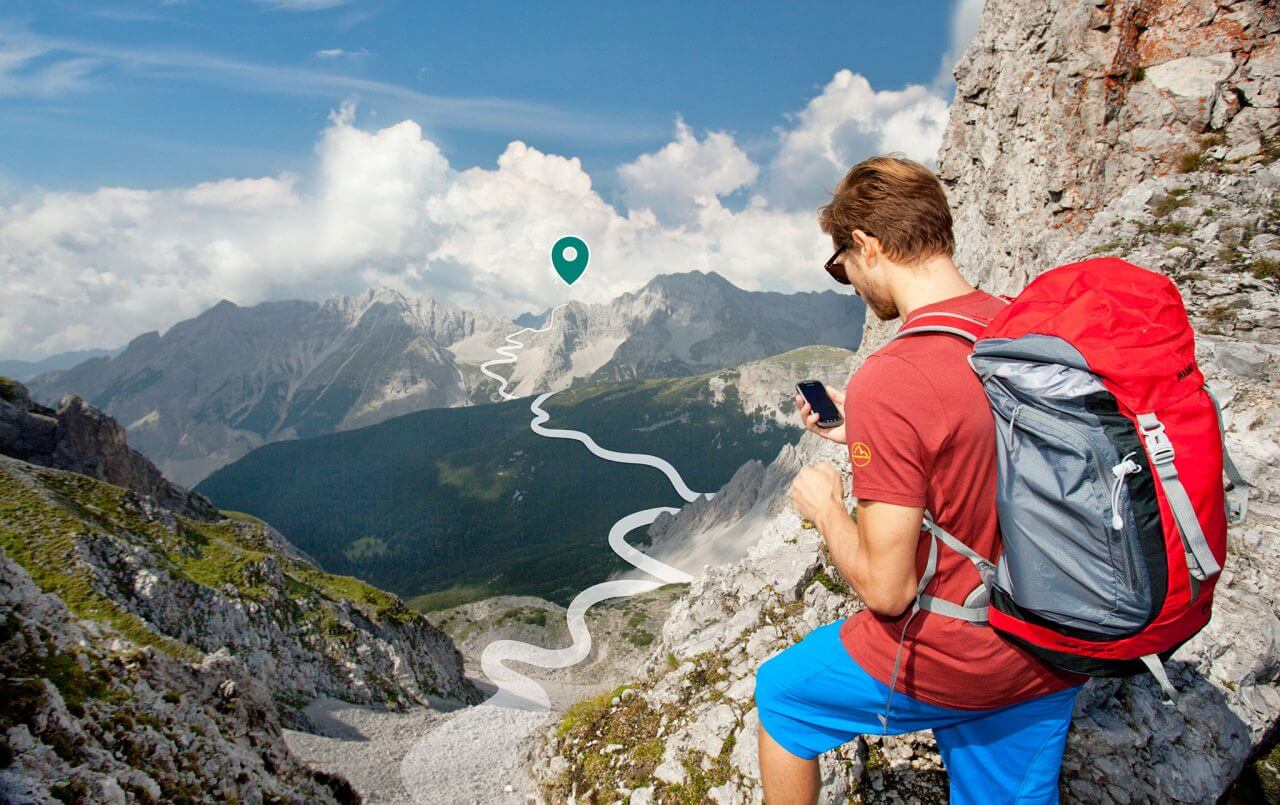 KOMPASS Wanderkarten App mit Tourenplaner und Offline-Karte