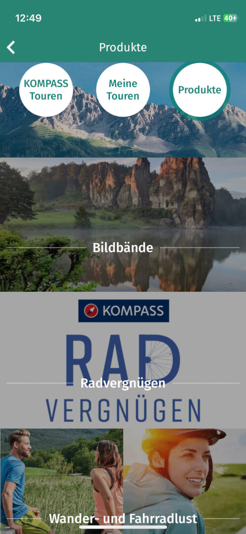 Smart unterwegs: Touren bequem in der App | Kompass