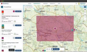 I’m looking for a specific KOMPASS map – how do I find it? | Kompass