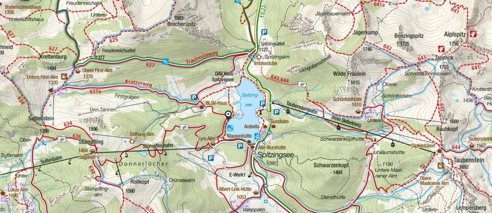 Kartenlegende - KOMPASS Wanderwiki