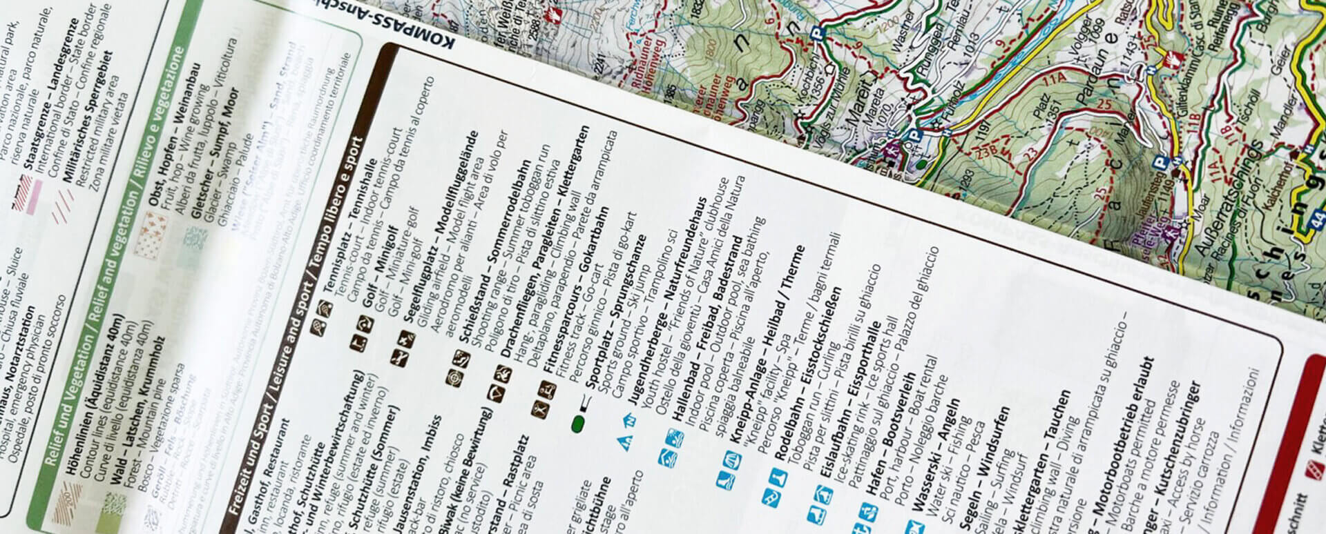 Kartenlegende - KOMPASS Wanderwiki